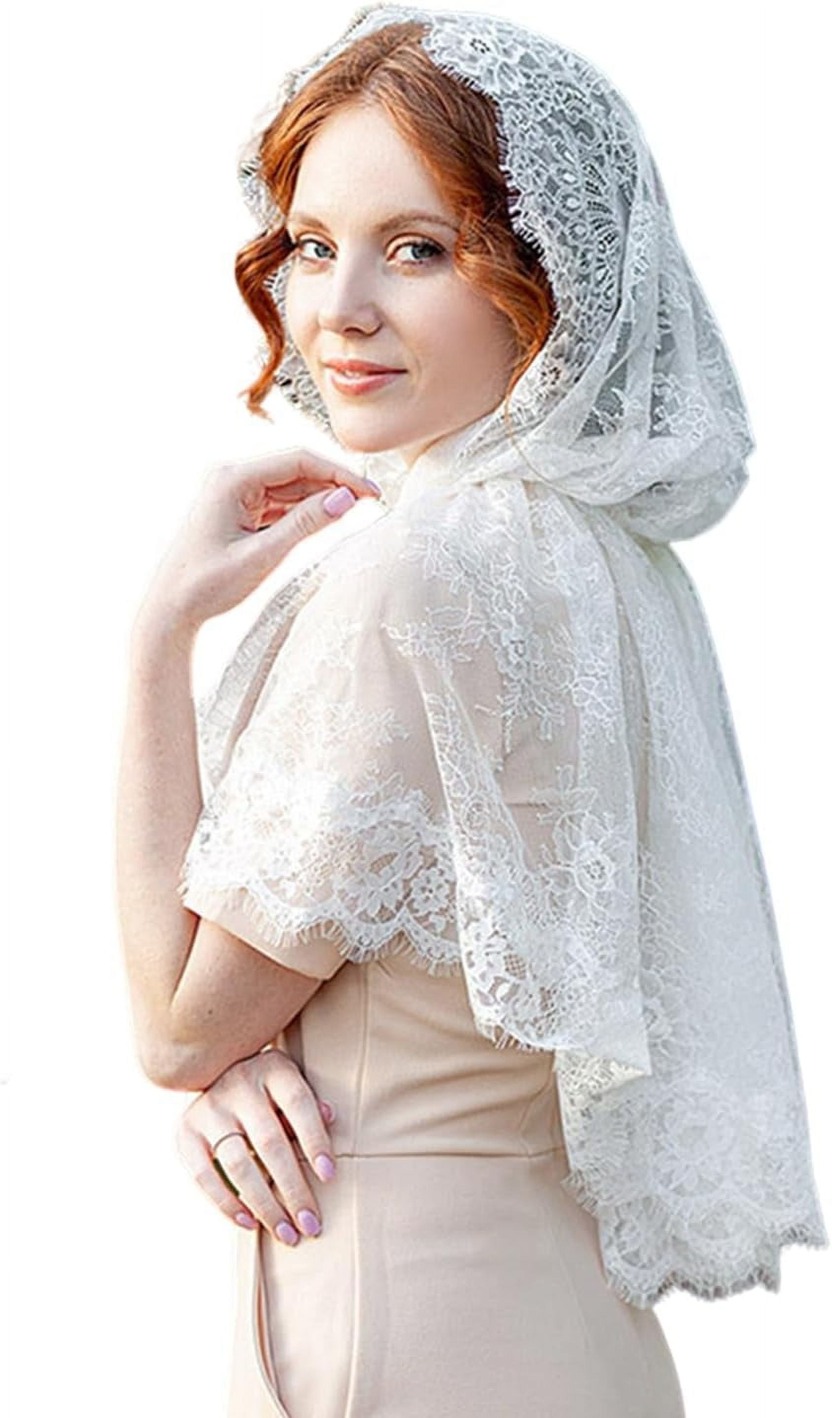 Cathedral Bridal Veils Infinity Chapel Inspired Prayer Latin Mass Lace ...