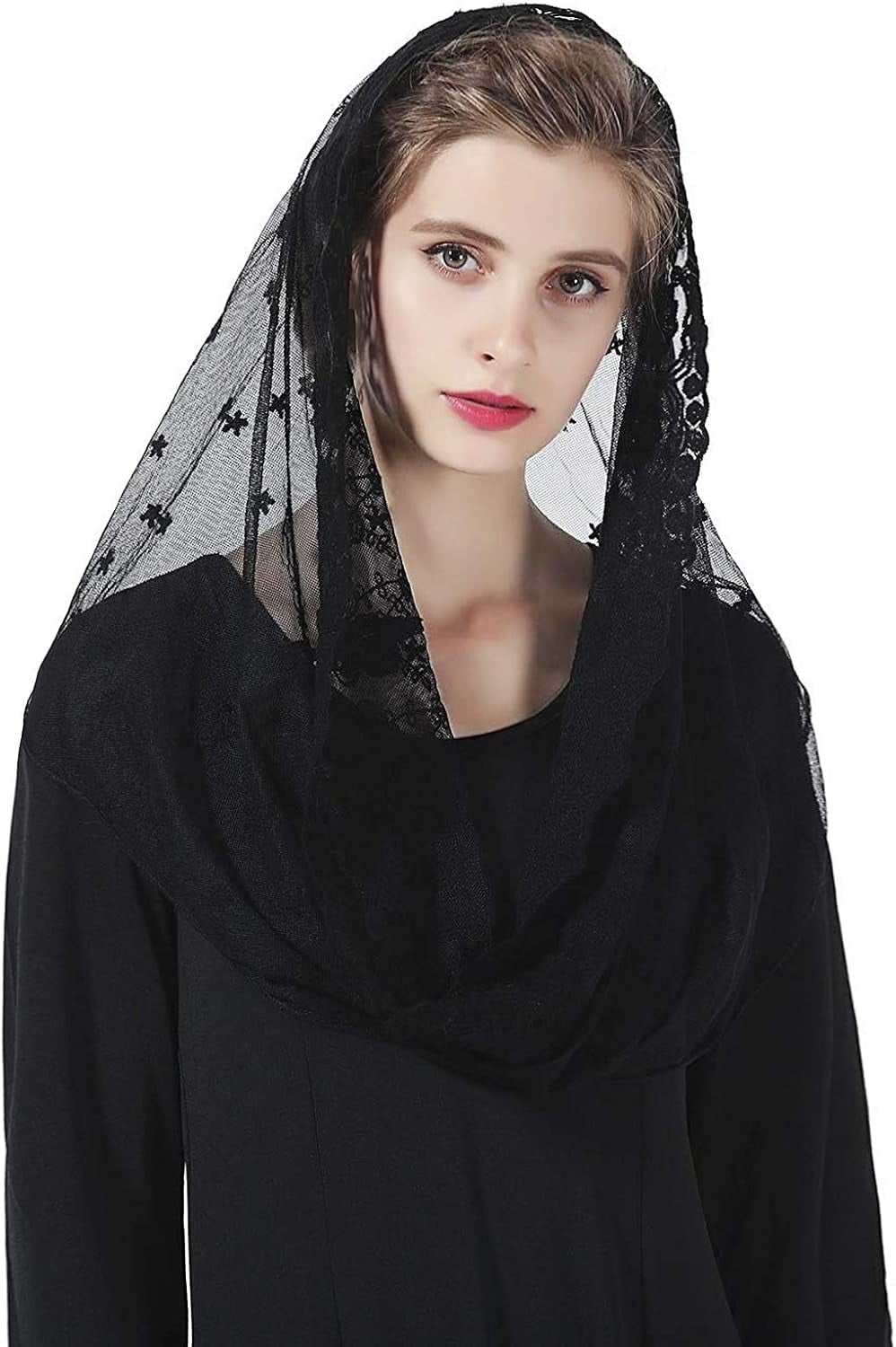 Cathedral Bridal Veils Infinity Chapel Inspired Prayer Latin Mass Lace ...