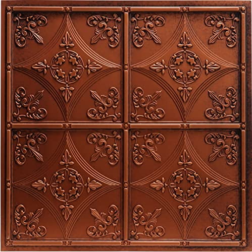 Cathedral Ceiling Tile (24" X 24") (Antique Bronze) Waterproof & Fire ...