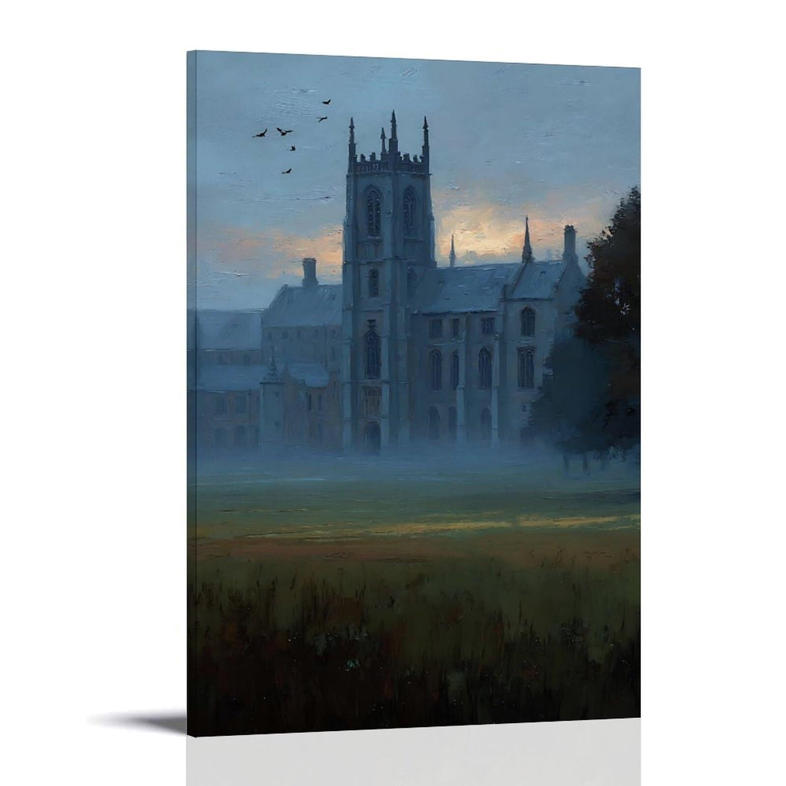 Cathedral Gothic Wall Art Poster Oil Print Dark Academia Decor Witchy ...