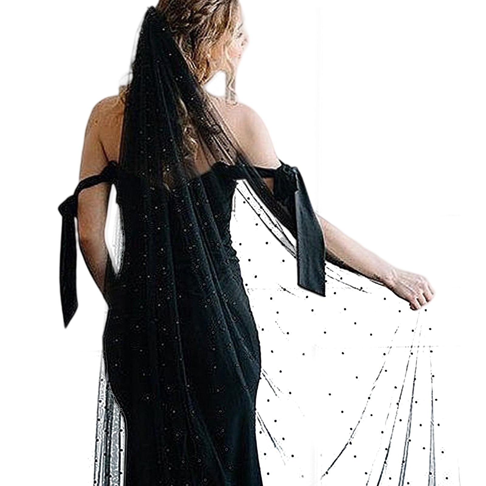 Cathedral Length Wedding Veil Beadwork Decor Veil With Comb Bride Veil ...