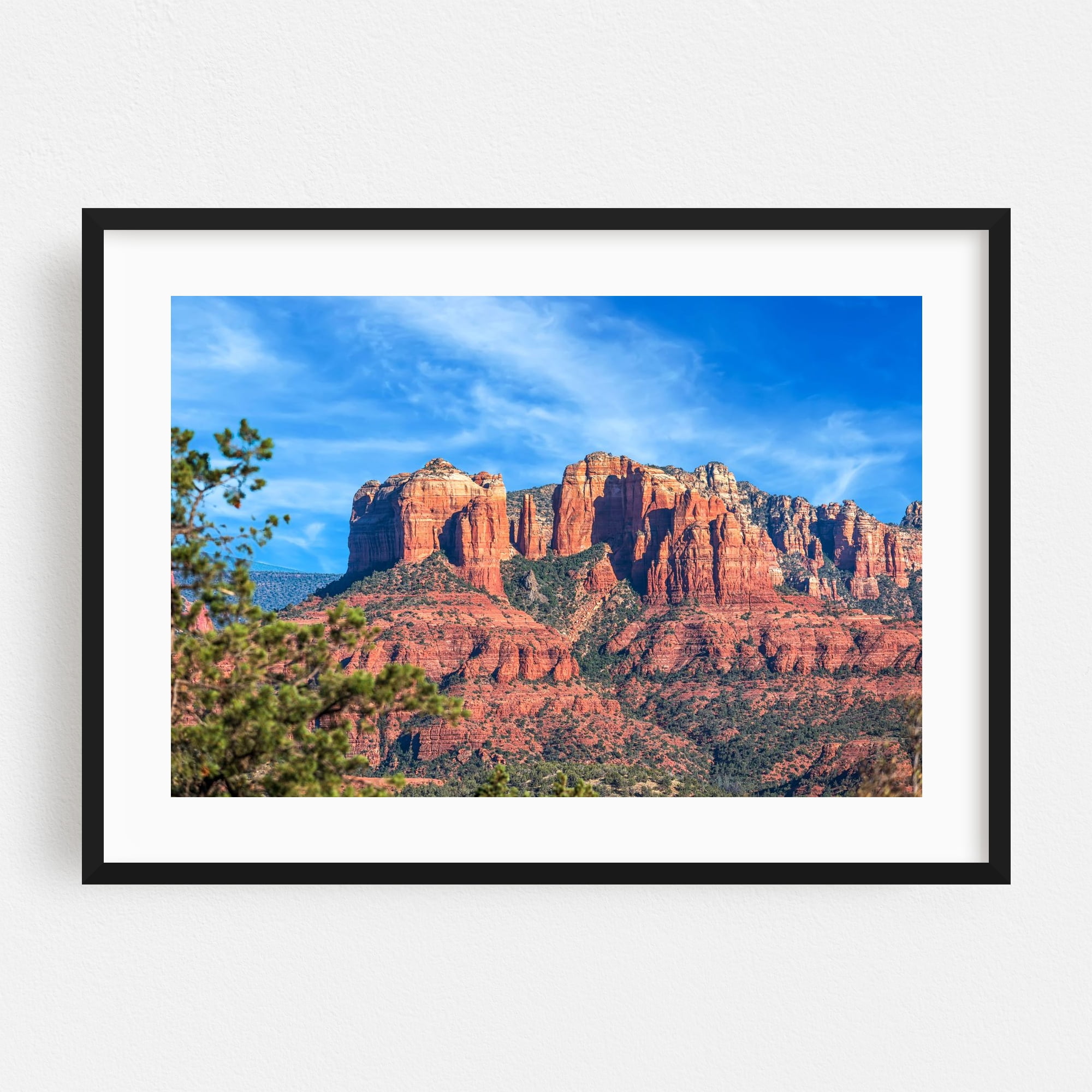 Cathedral Rock, Sedona - Sedona Arizona Photography Black Framed Wall ...