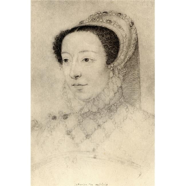 Catherine De Medici Queen of France 1519-1589 Wife of Henry II From The ...
