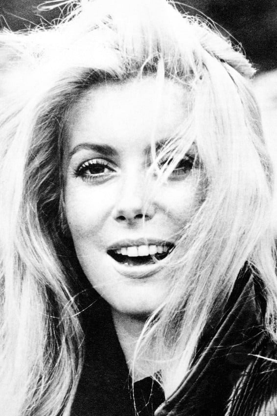 Catherine Deneuve beautiful smiling late 1960's hair blowing 24x36 ...