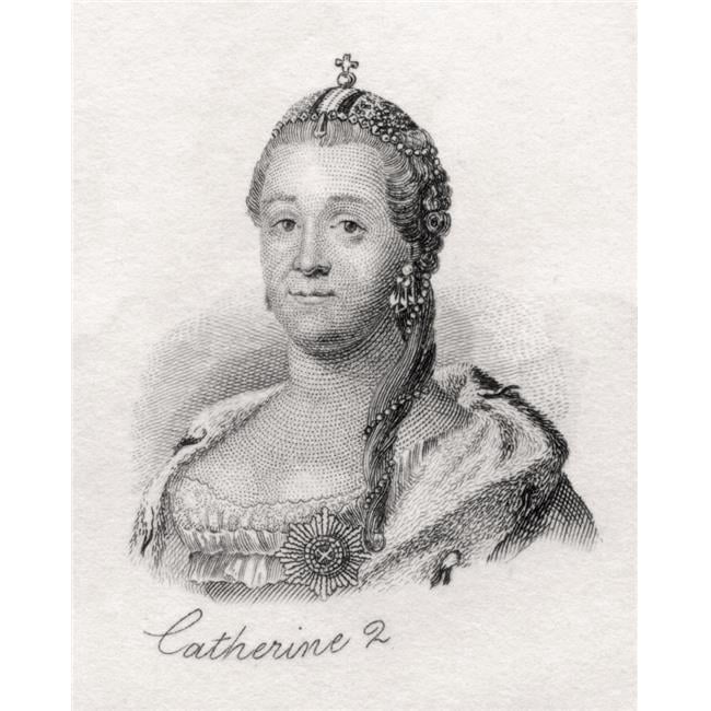 Catherine II The Great Yekaterina II Alekseyevna of Russia 1729-1796 ...