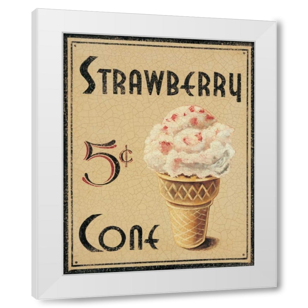 Catherine Jones 20x24 White Modern Wood Framed Wall Art Titled - Malt ...