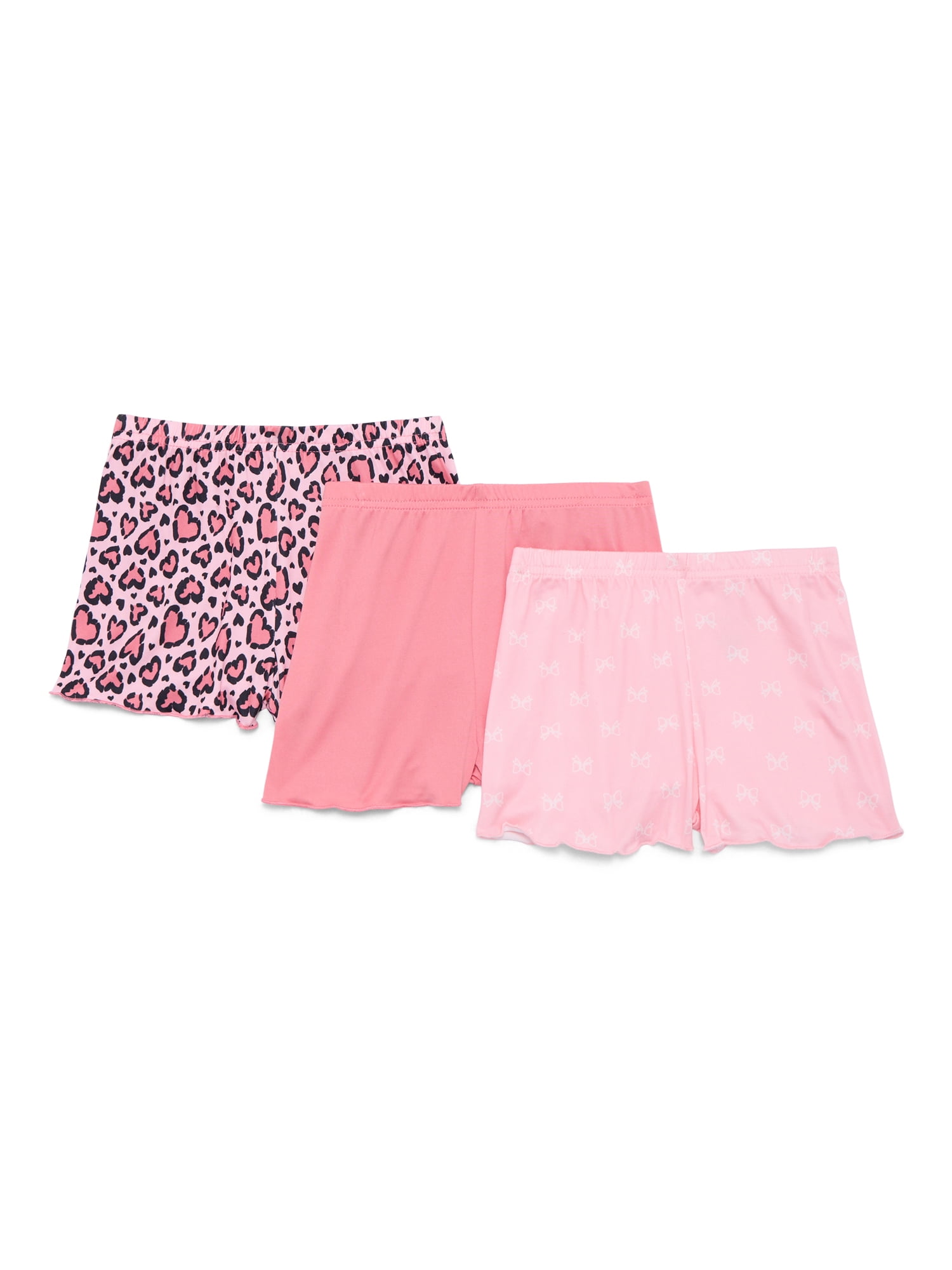 Catherine Malandrino Girls Sleep Shorts, 3-Pack, Sizes 5-16 - Walmart.com