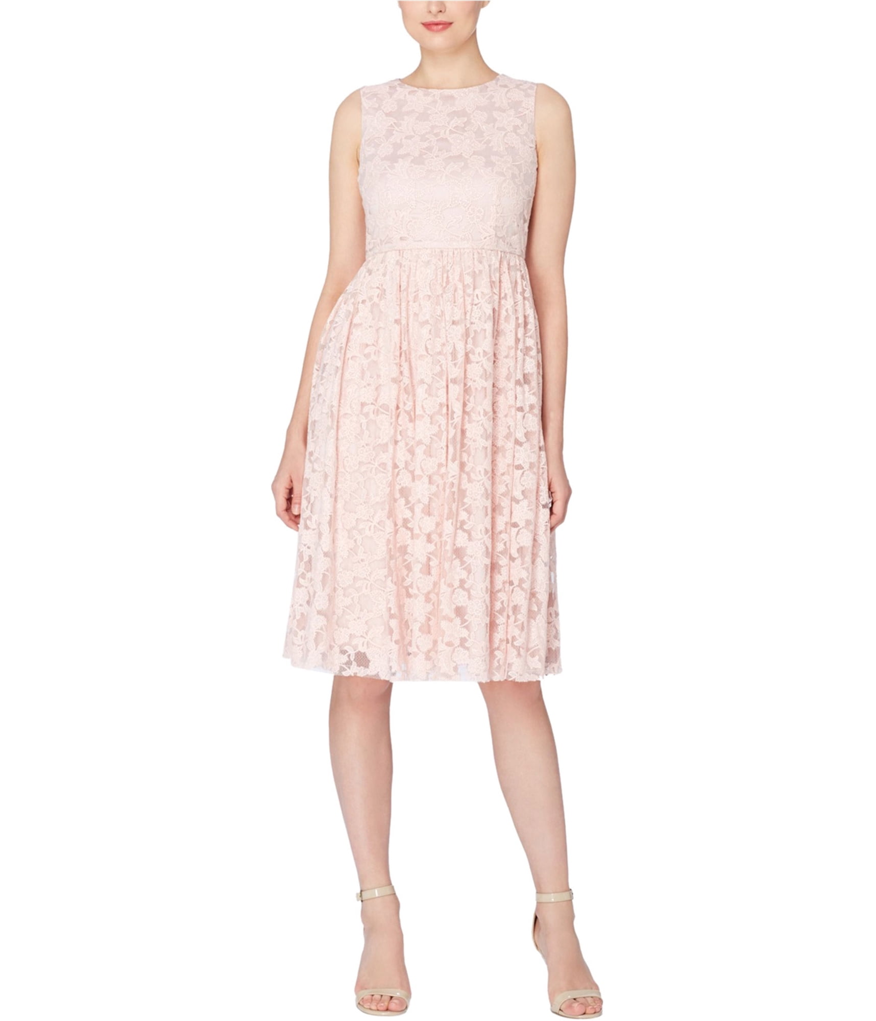 Catherine Malandrino Womens Reva Lace Fit & Flare A-line Dress, Pink ...