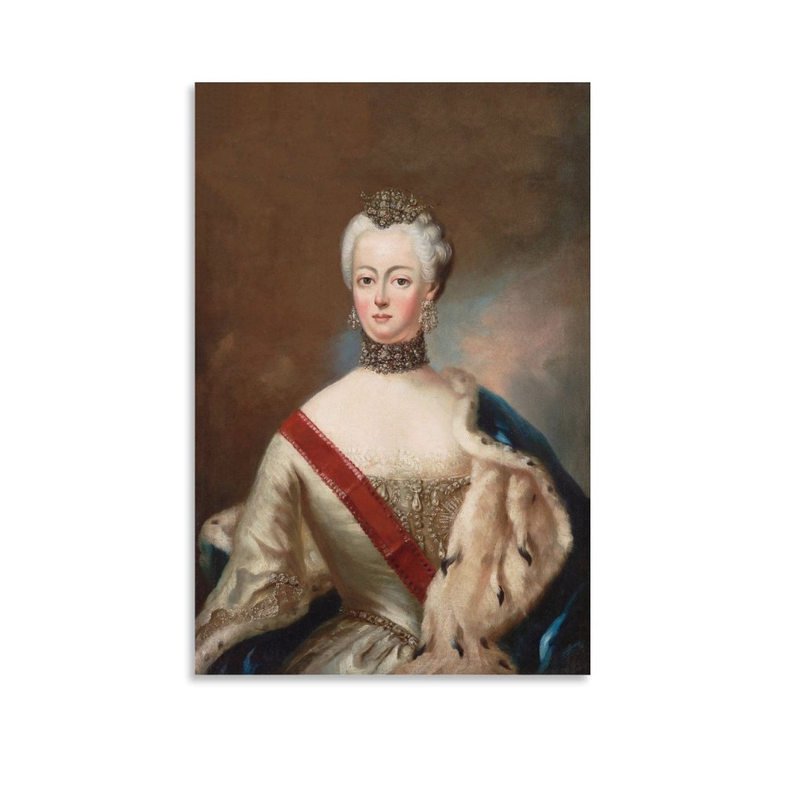 Catherine The Great Portraits Poster Canvas Poster Wall Art Picture ...