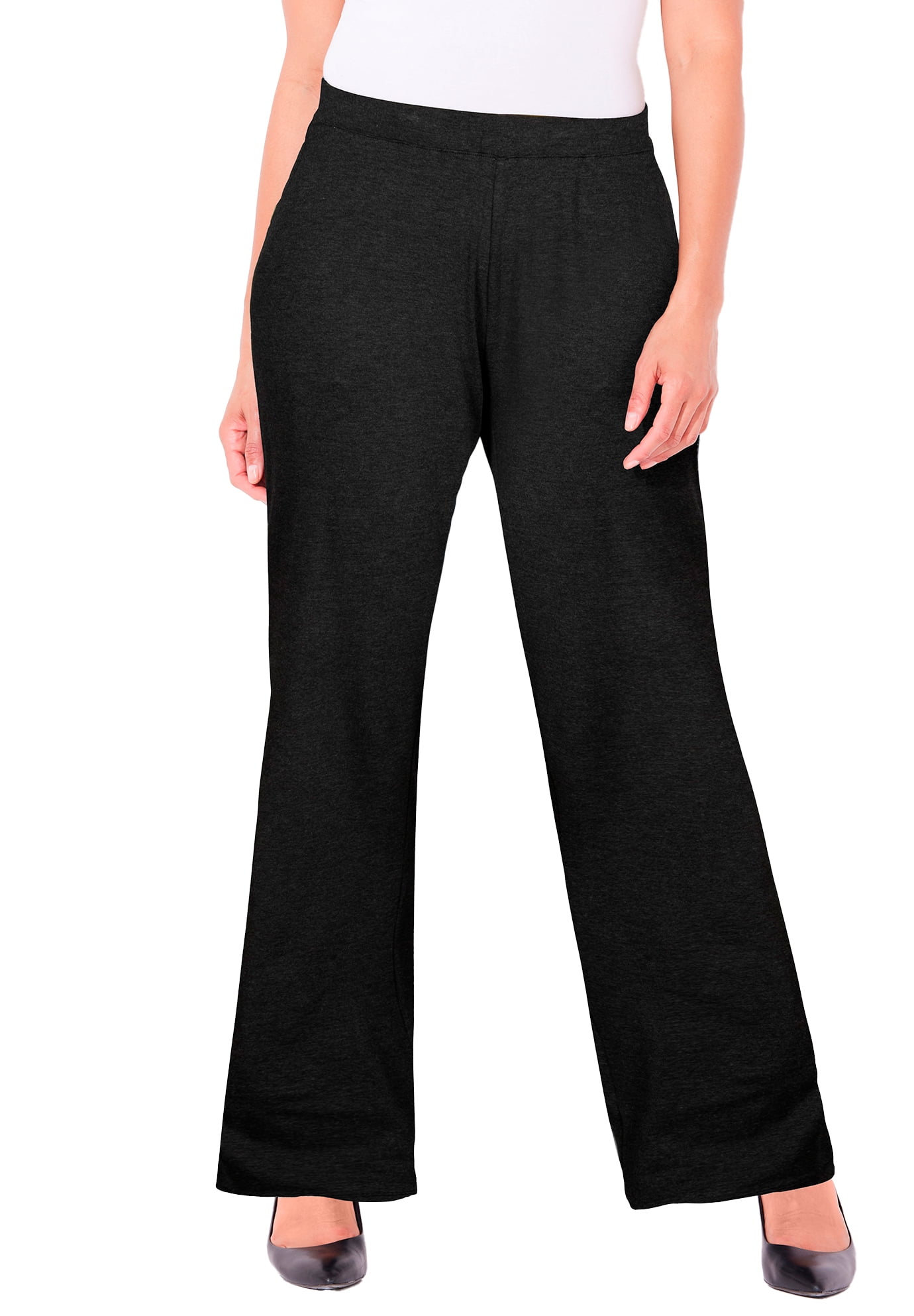 Catherines Women's Plus Size Anywear Wide Leg Pant - Walmart.com
