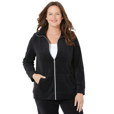 Terra & Sky Women's Plus Size Button Down Waffle Knit Shacket - Walmart.com
