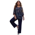 Catherines Women's Plus Size Dream Drape Flutter Sleeve Top - Walmart.com
