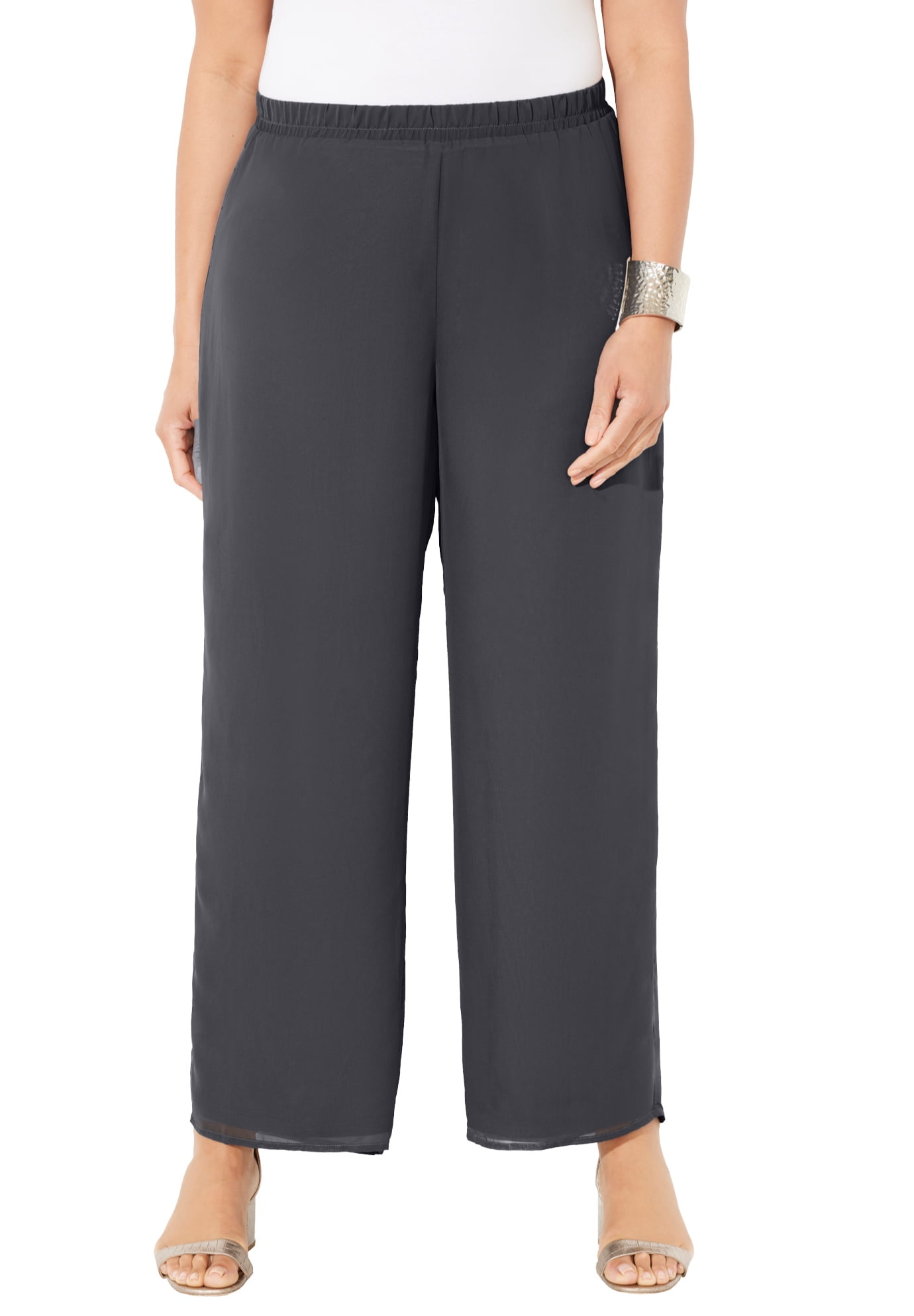 Catherines Women's Plus Size Petite Cocktail Pant - Walmart.com
