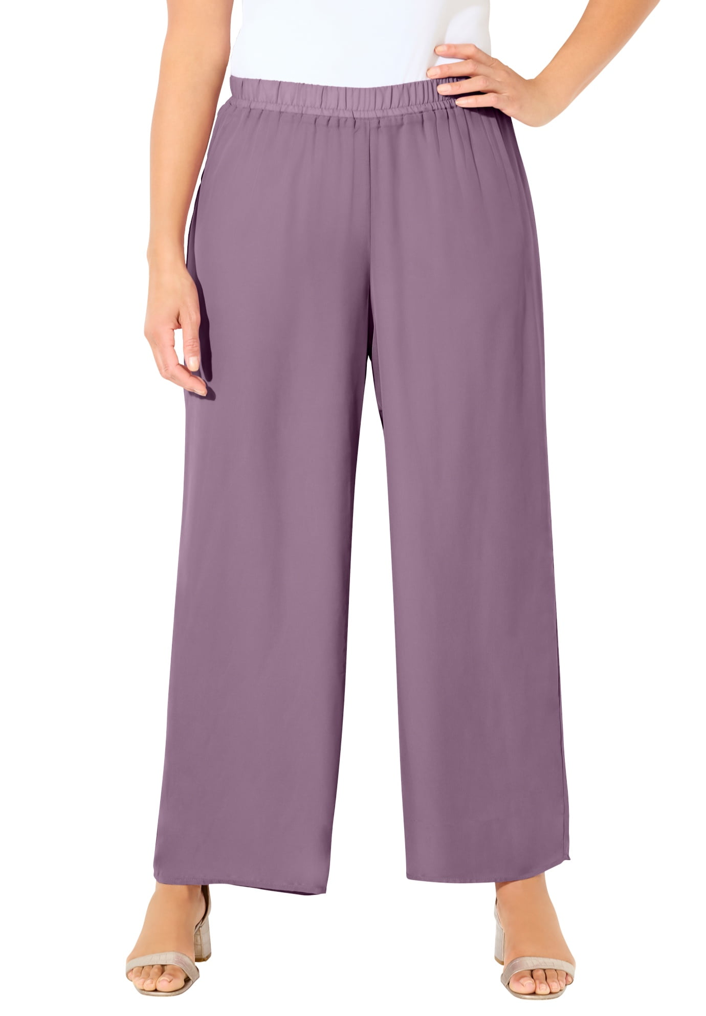 Catherines Women's Plus Size Petite Cocktail Pant - Walmart.com