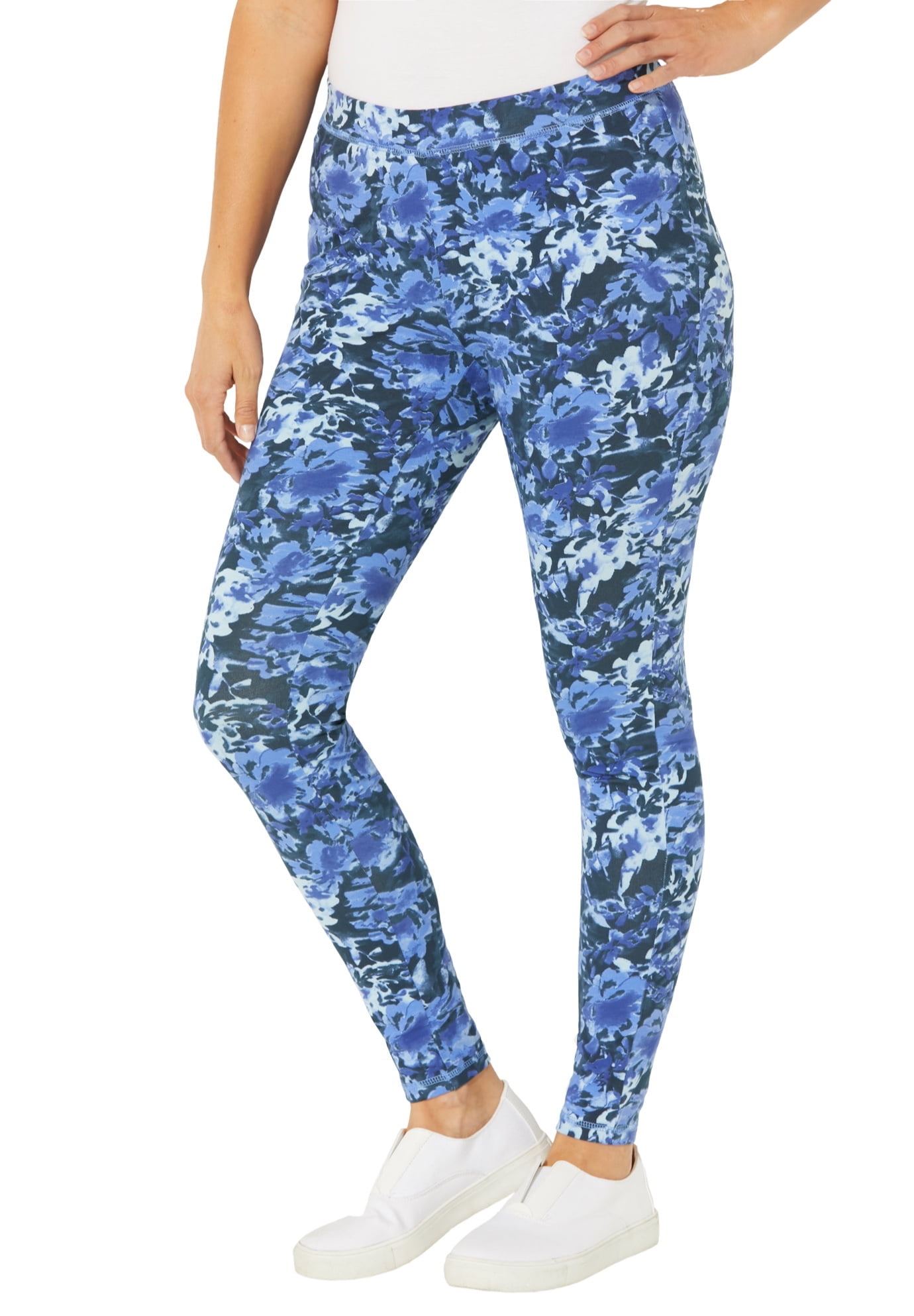 Catherines Women's Plus Size Petite Knit Legging - Walmart.com