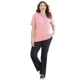 Catherines Plus Size Petite Suprema Pant with Stretch Elastic Waist ...
