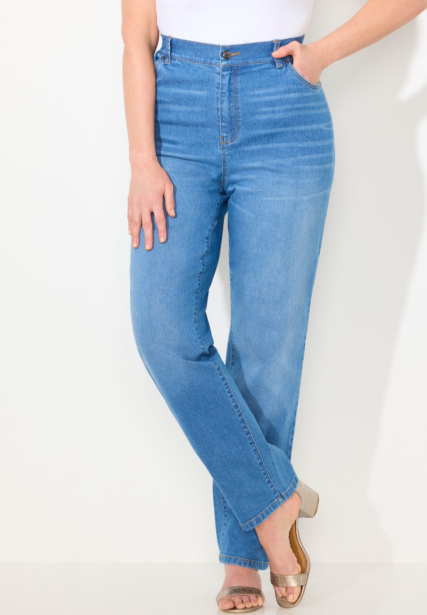 Catherines Women's Plus Size Right Fit Curvy Jean - Walmart.com