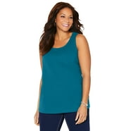 Ellos Women's Long Sleeveless Tank Top - Walmart.com