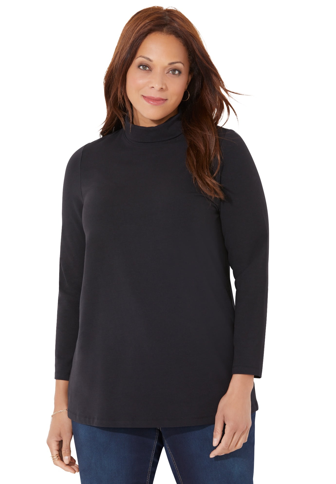 Catherines Women's Plus Size Suprema Turtleneck - Walmart.com