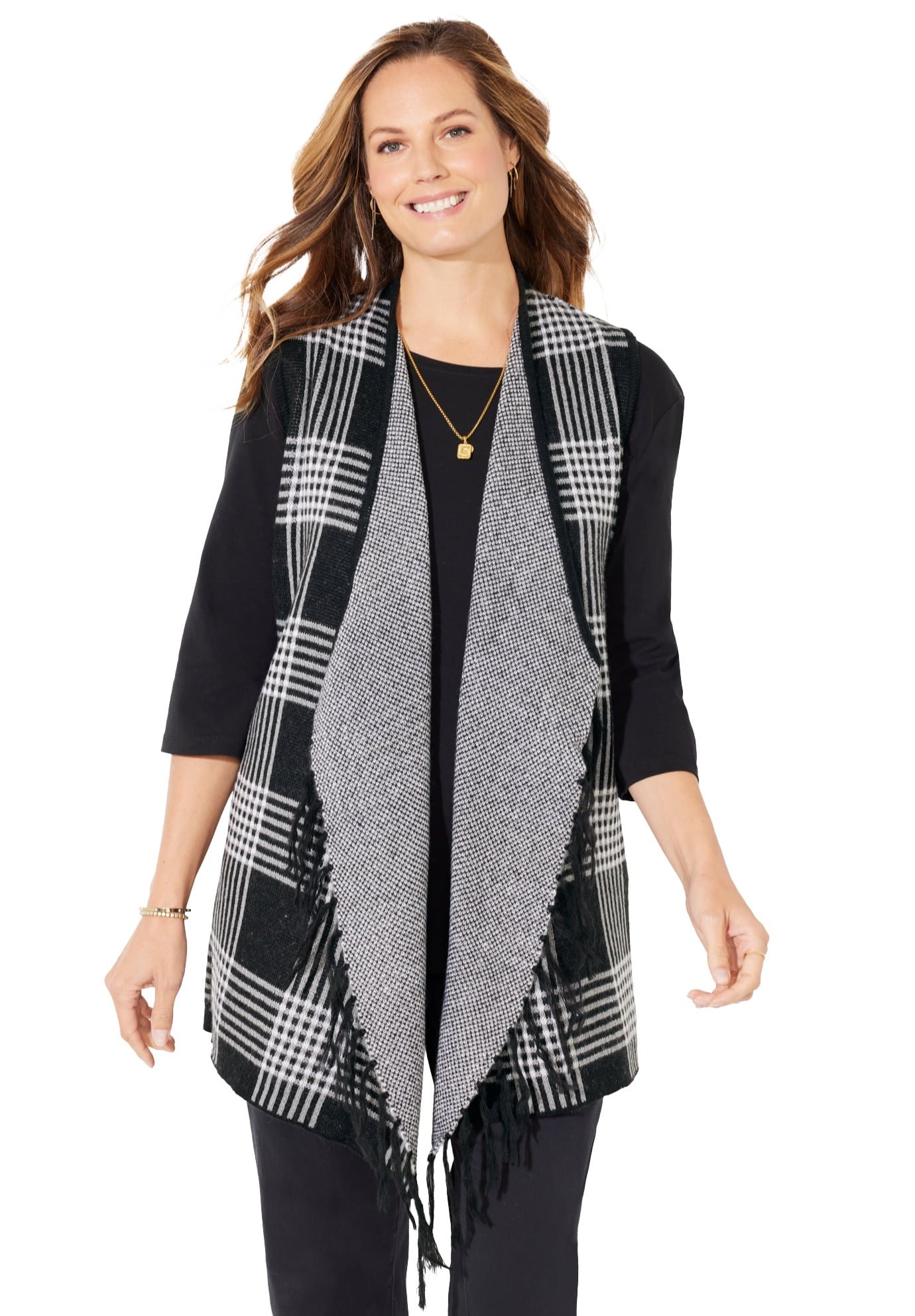 Catherines Women's Plus Size Topper Vest - Walmart.com