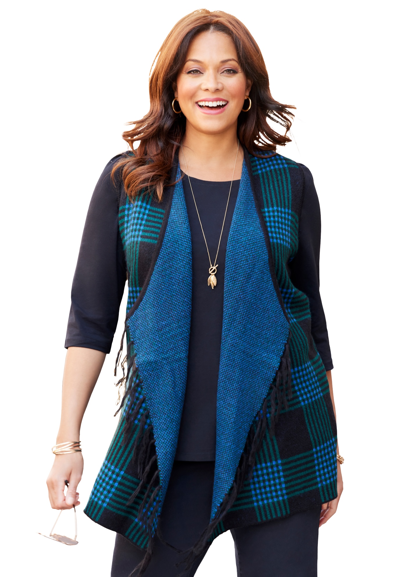 Catherines Women's Plus Size Topper Vest - Walmart.com