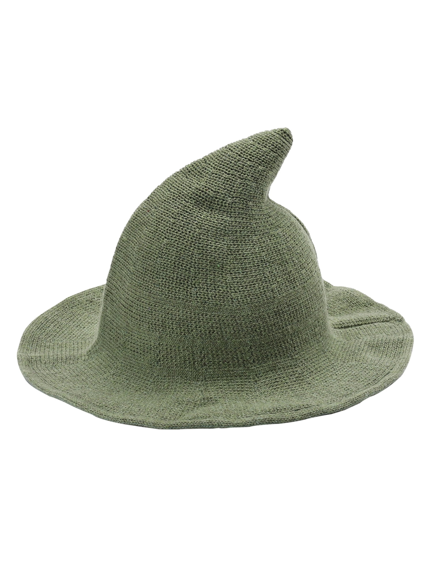 Cathery Adult/Kids Witch Hat Wide Brim Foldable Pointed Cap Modern ...