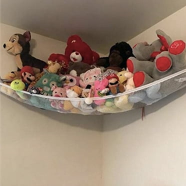 2Pcs Stuffed Animal Storage Net,Set of 2,83*59*59in Toy Organizer ...