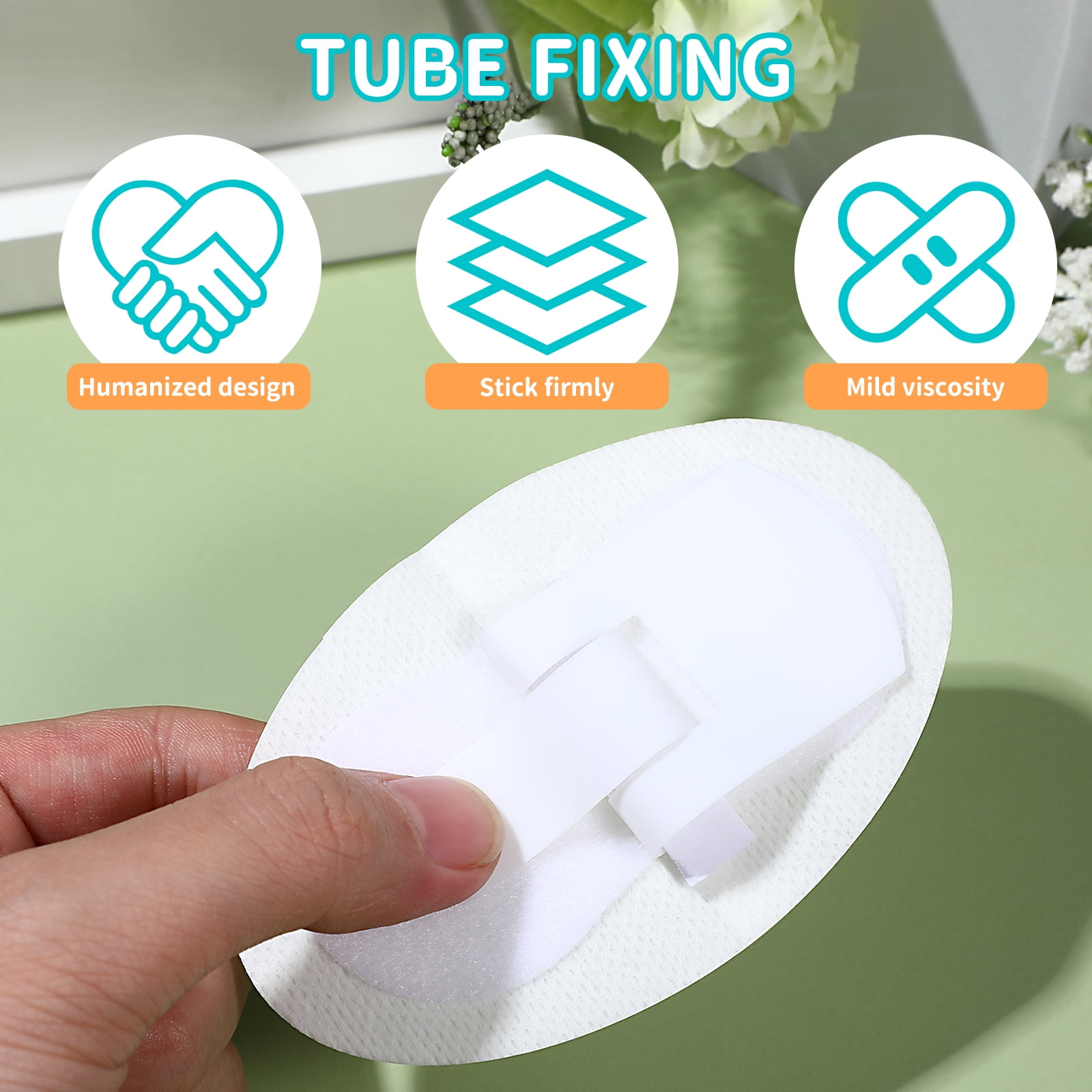 Catheter Fixing Band 6Pcs Tube Fix Stickers Catheter Holders Catheter ...