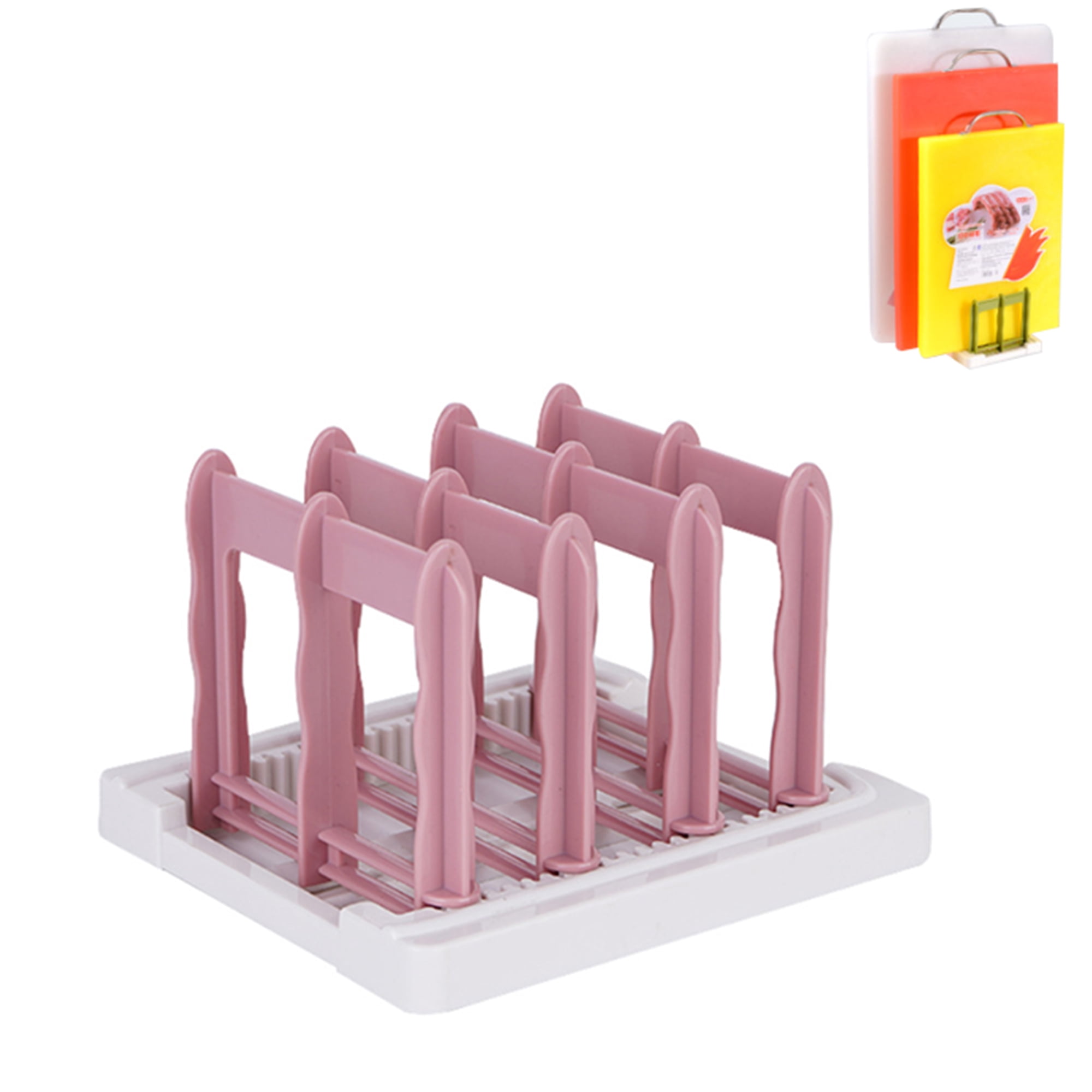 Cathoe Cooker Organizer Rack 3 Adjustable Compartments Kitchen for ...