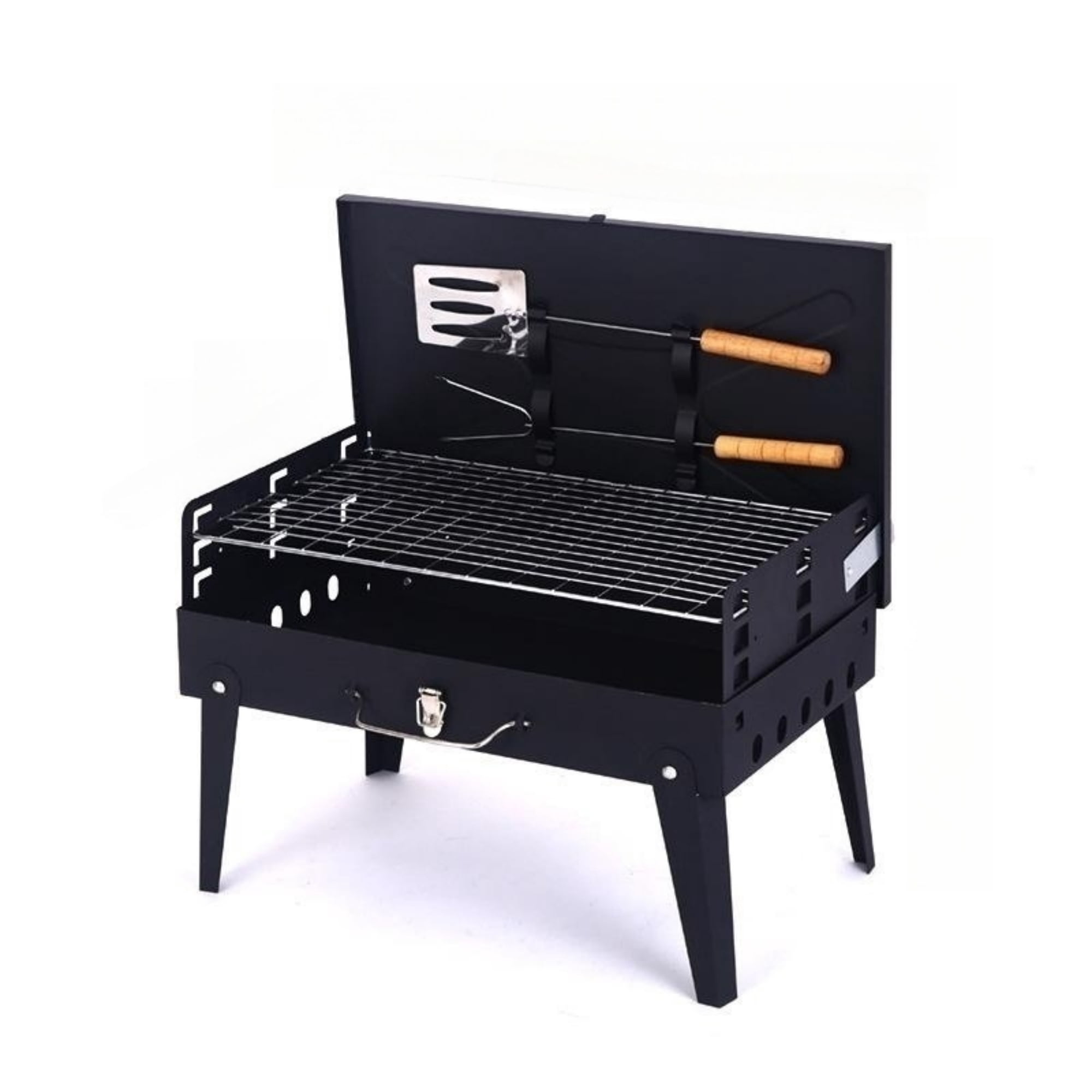 Cathoe Portable Charcoal Grill Barbecue Grill Folding Portable for ...