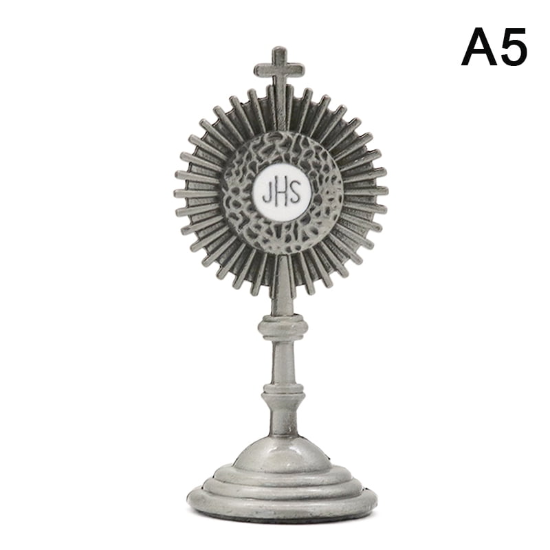 Catholic Christian Communion Statue Gold Jesus Hominum Salvator ...