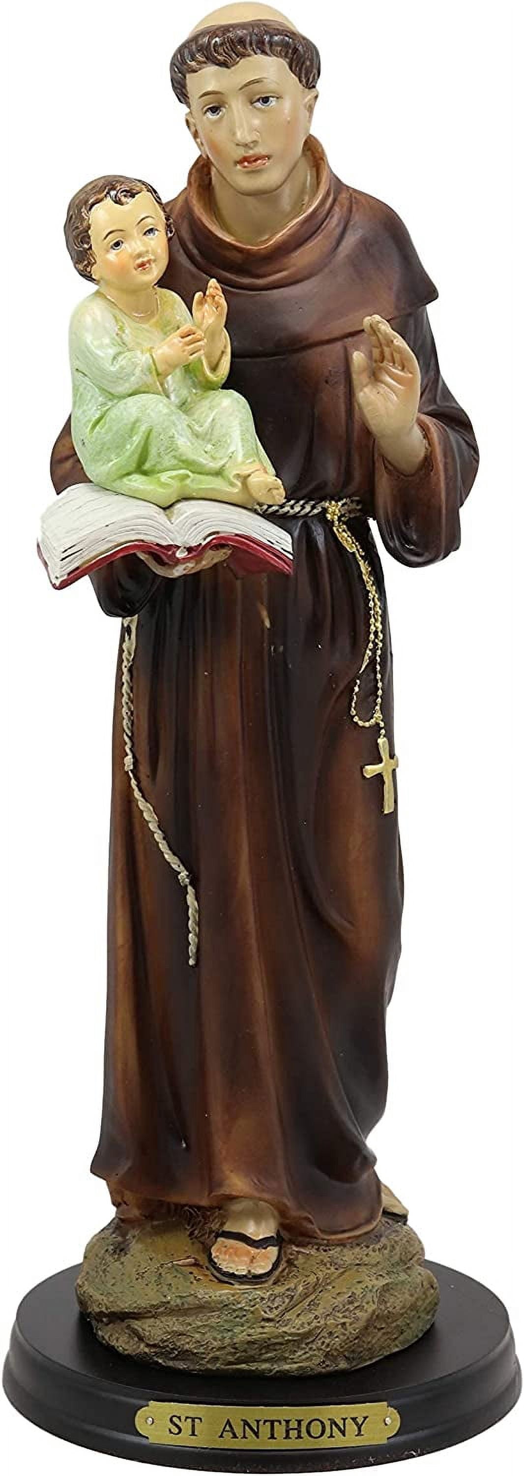 Catholic Church Saint Anthony of Padua Carrying Baby Jesus Statue 12.75 ...