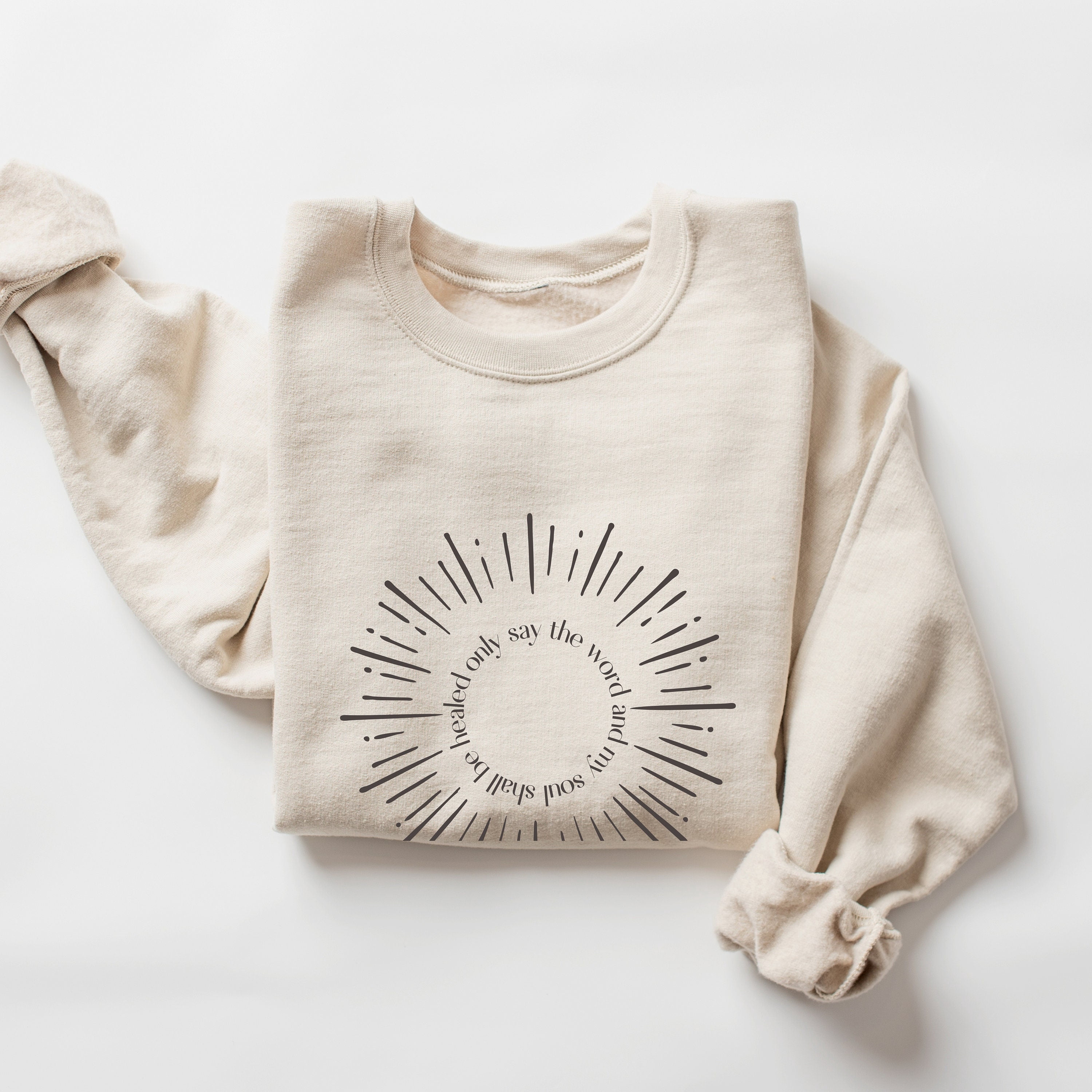 Catholic Crewneck Catholic Mass Quote Sweatshirt Minimalist Catholic ...