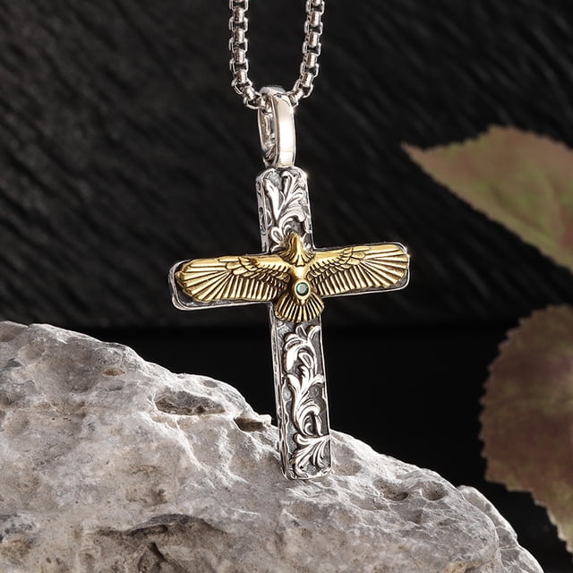 Catholic Cross Pendant Necklace Men Women Christian Believers Prayer ...