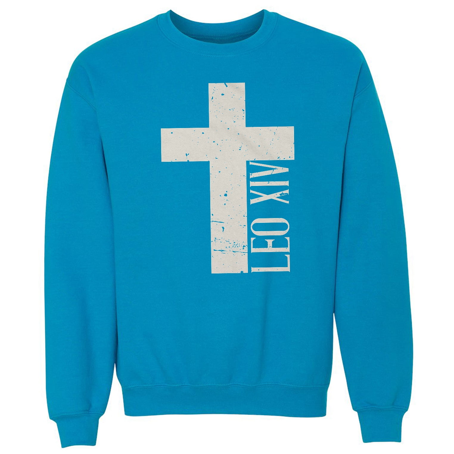 Catholic Cross – Pope Leo XIV First American Pope Unisex Crewneck ...