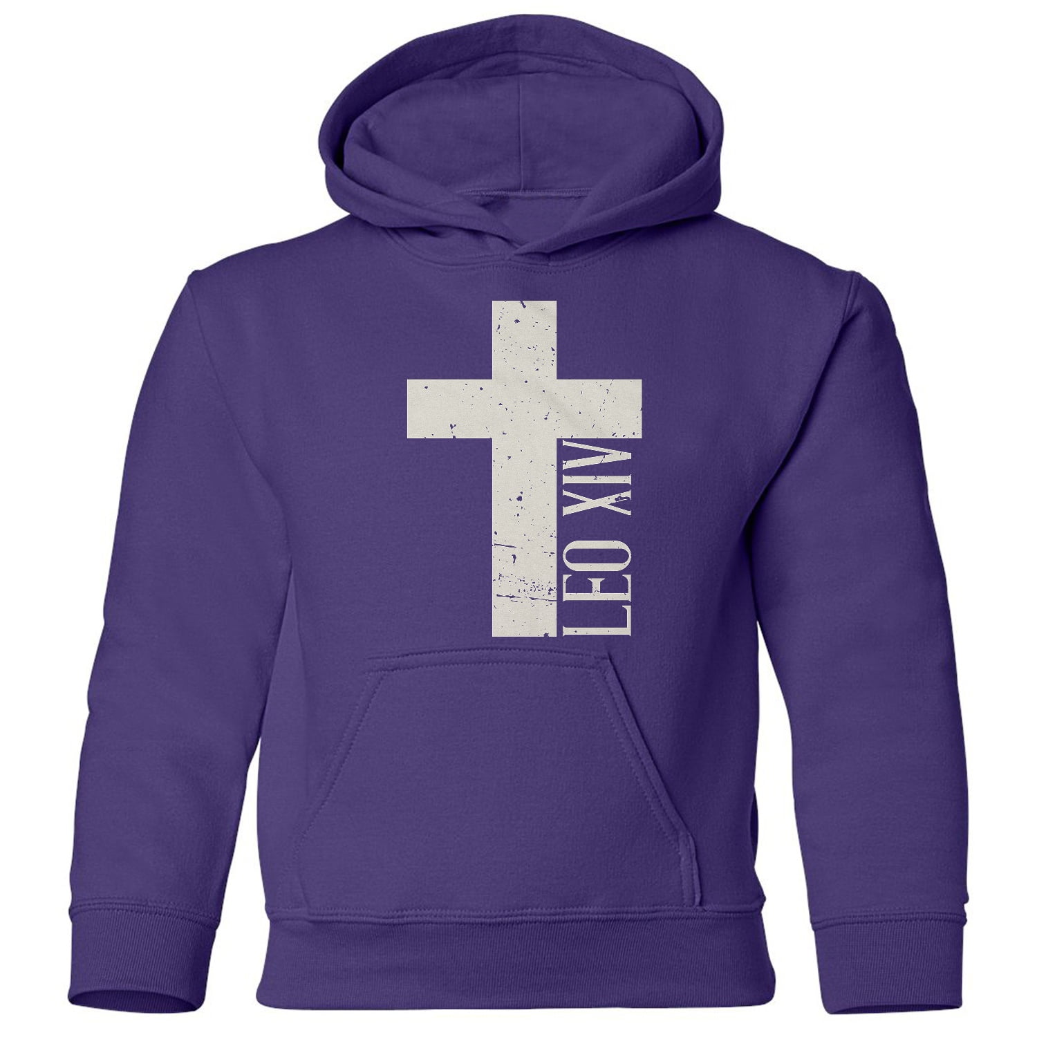 Catholic Cross – Pope Leo XIV First American Pope Youth Hooded ...