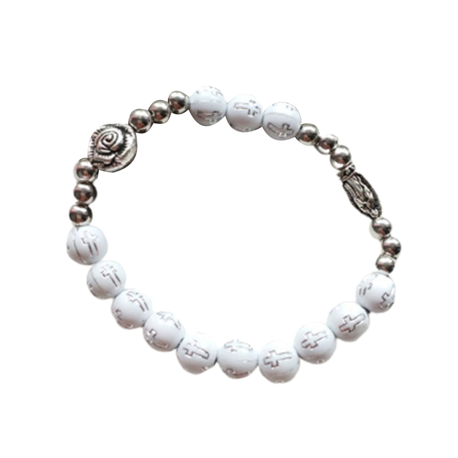 Catholic Finger Chain Rosary Baptism Rosaries for Baptism Favor ...