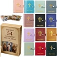 Catholic Holy Card Holder – Pocket Prayer Card Organizer with Snap ...
