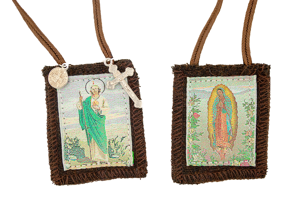 Catholic Holy Figure Saint Scapular (Saint Jude / Our Lady of Guadalupe ...
