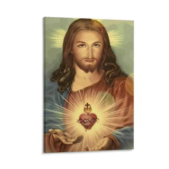 Catholic Jesus Poster Decoration Landscaping Wall Art Family Decor NO ...
