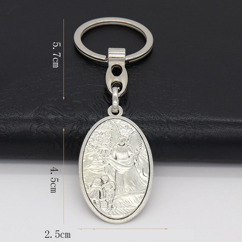 Catholic Jesus Virgin Mary Charm Pendant Angel Saint Benedict Crucifix ...