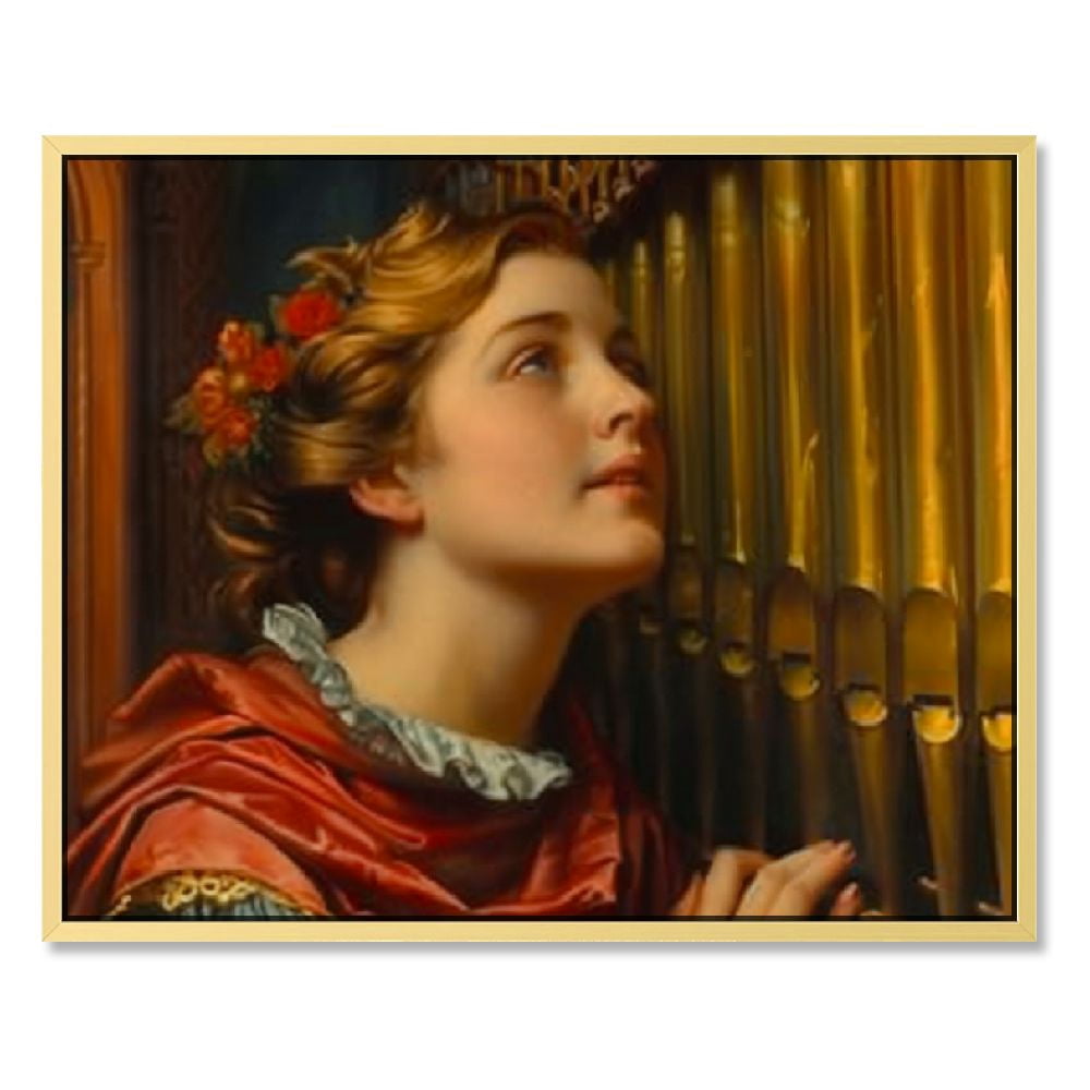 Catholic Patron Saint of Musicians Print Religious Art Modern Wall Art ...