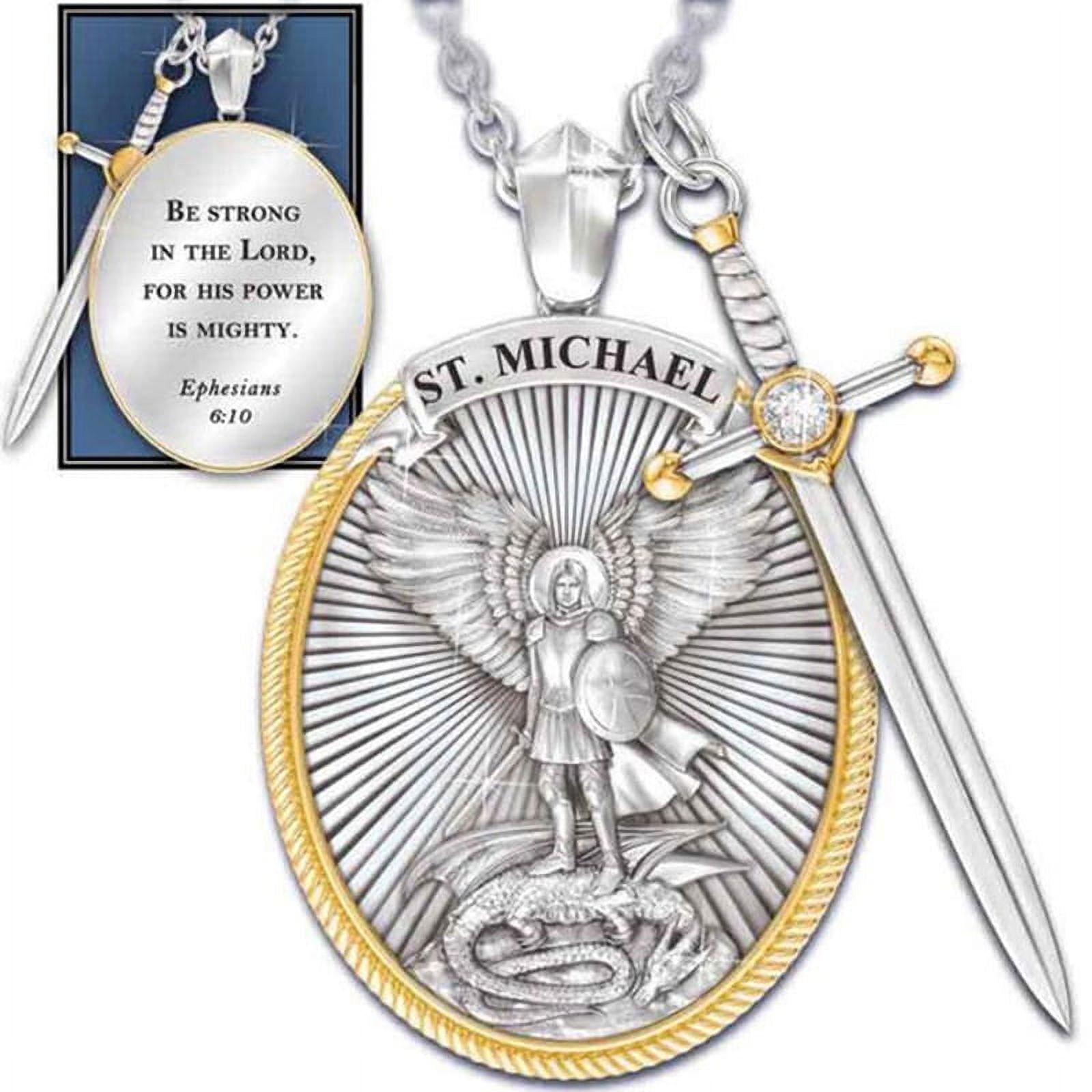 Catholic Patron Saint Pendant Michael St. Michael The Archangel Pendant ...