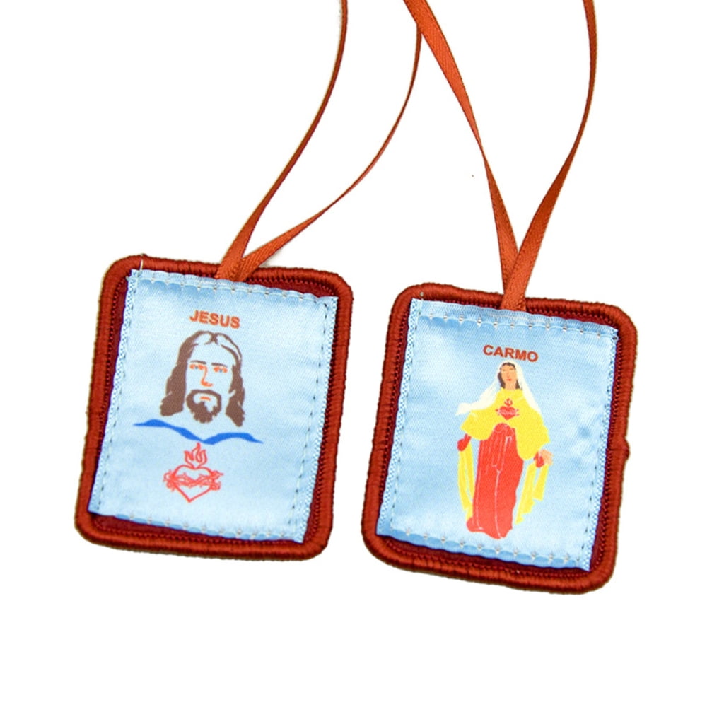 Catholic Red Scapular Necklace for Religious Celebration Spiritual ...