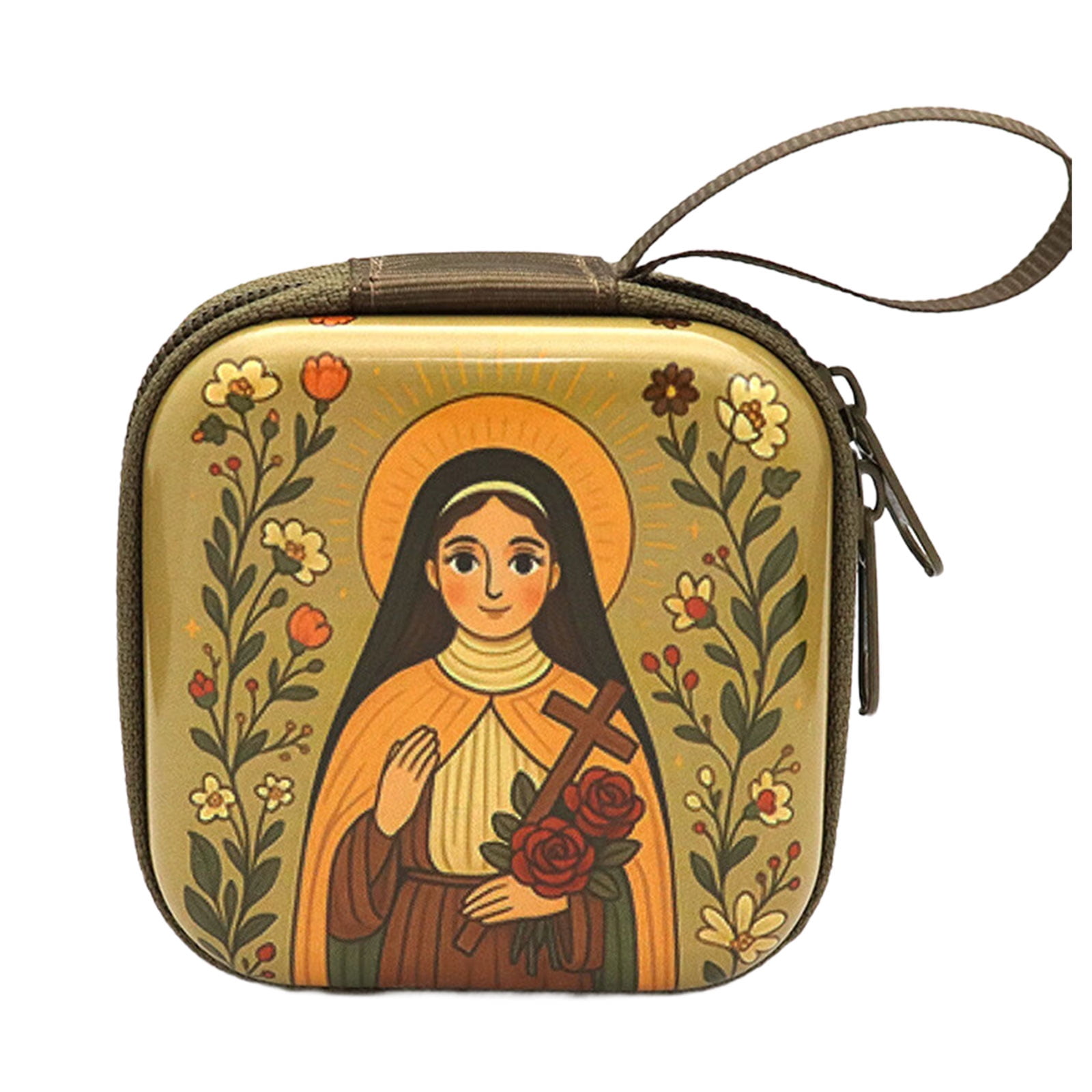 Catholic Rosary Pouches Rosary Jewelry Box Coin Purses Rosarys Prayer ...