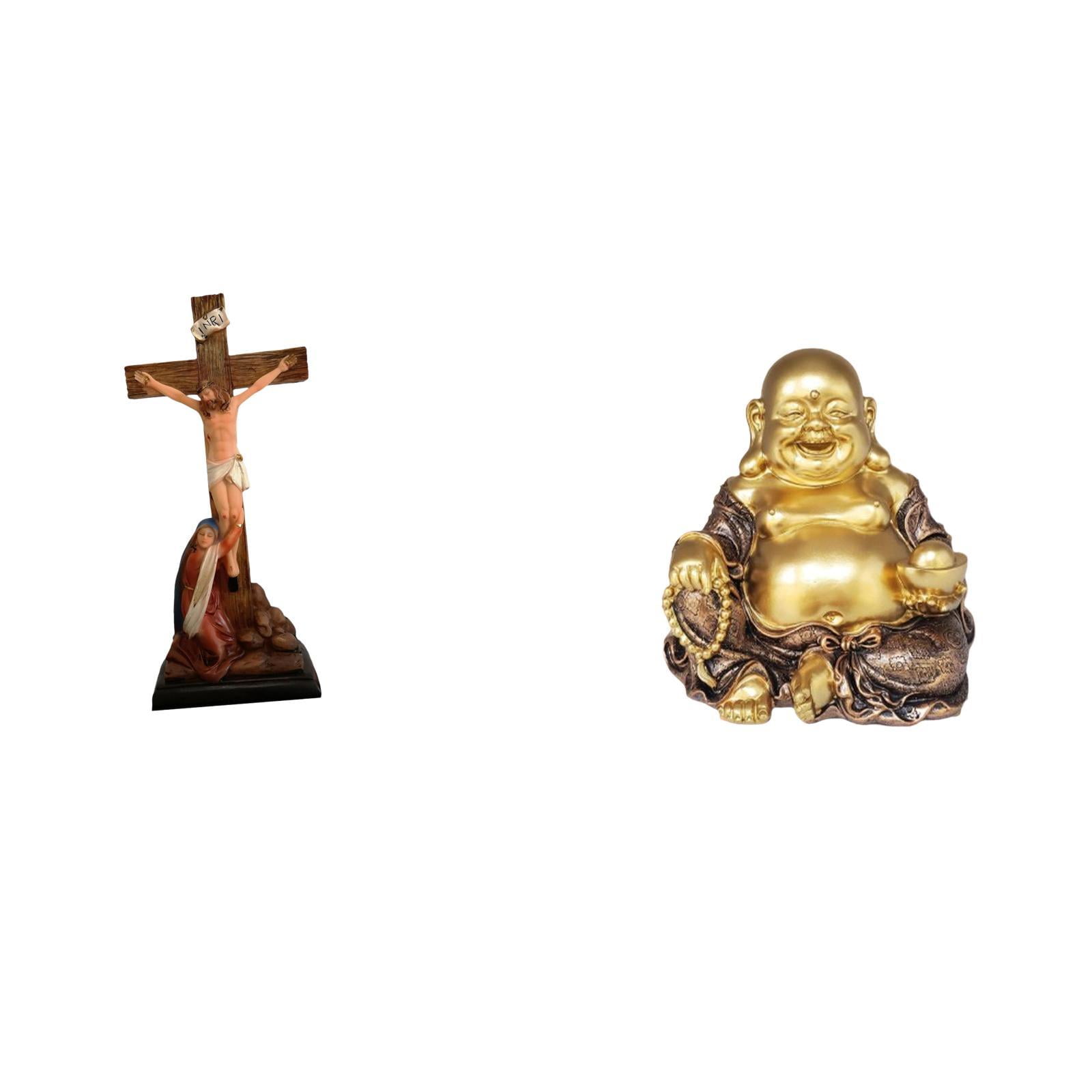 Catholic Statue Buddha Sculpture Mother Mary Figurine Resin Material ...