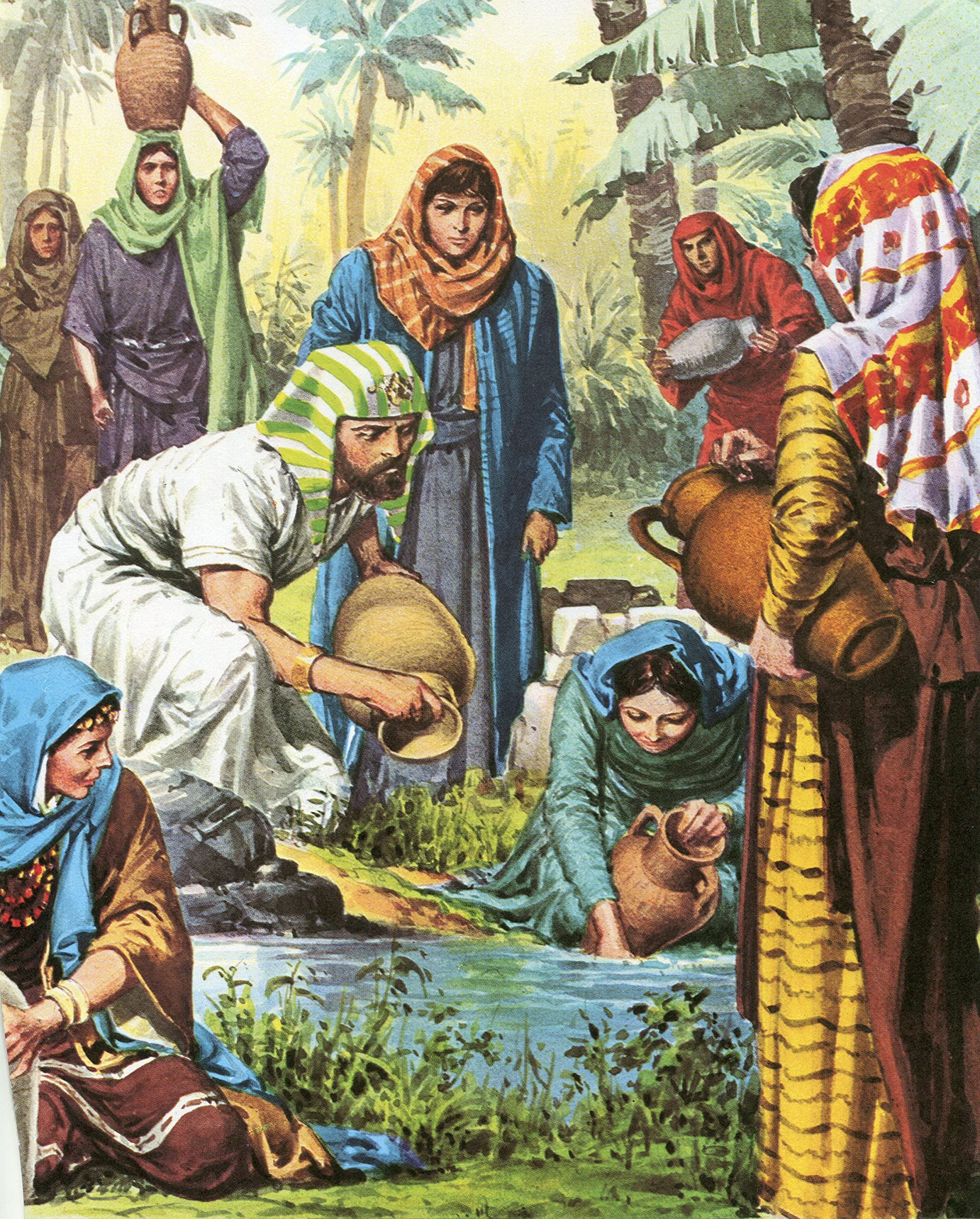 Catholic print picture - Birth of Moses T - 8" x 10" ready to be framed ...