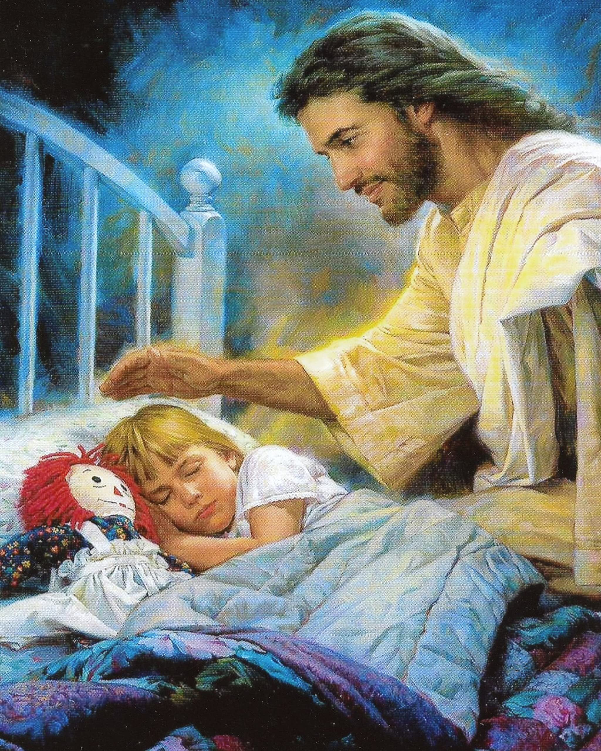 Catholic print picture - CHRIST AND CHILD P - 8" x 10" ready to be ...
