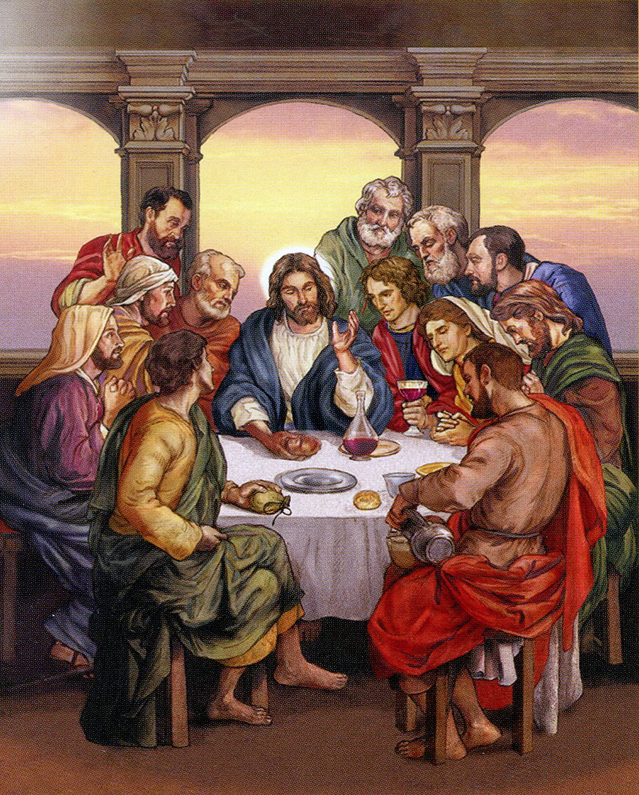 Catholic print picture - Gift of the Eucharist T - 8" x 10" ready to be ...
