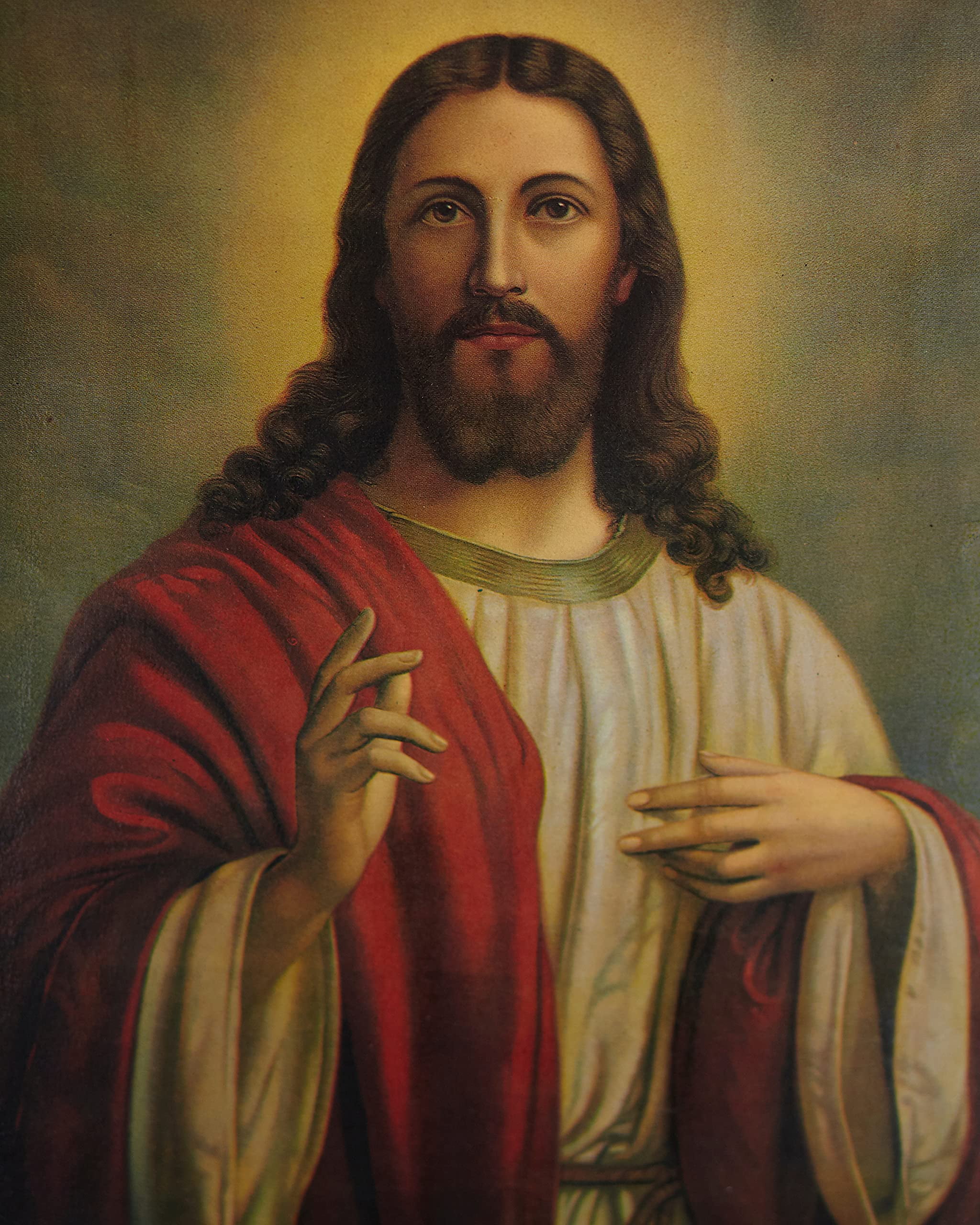 Catholic print picture - JESUS SH18 - 8" x 10" ready to be framed ...